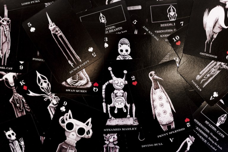 Mr Mead’s ‘Dark Suits’ Playing Cards | PLAYING CARDS + ART = COLLECTING