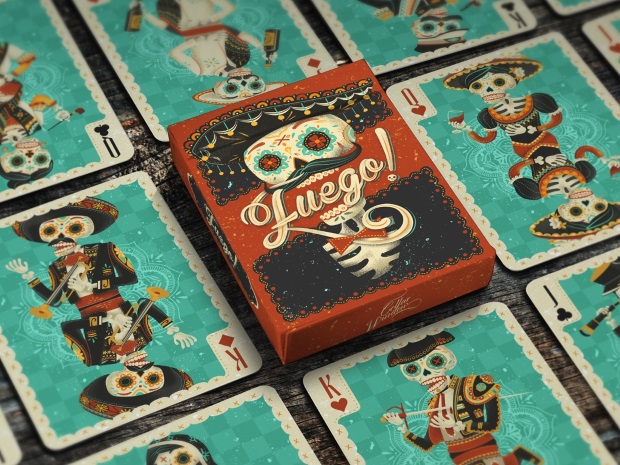 Kickstarter: Fuego Playing Cards by Cellar Window | PLAYING CARDS + ART ...