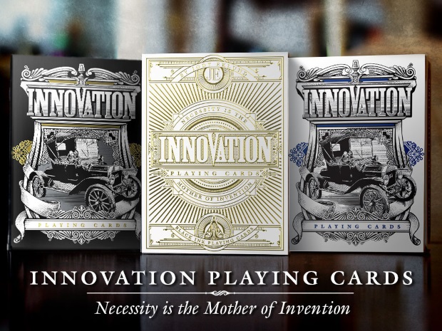 Kickstarter: Innovation Playing Cards by Jody Eklund (Black Ink Playing ...