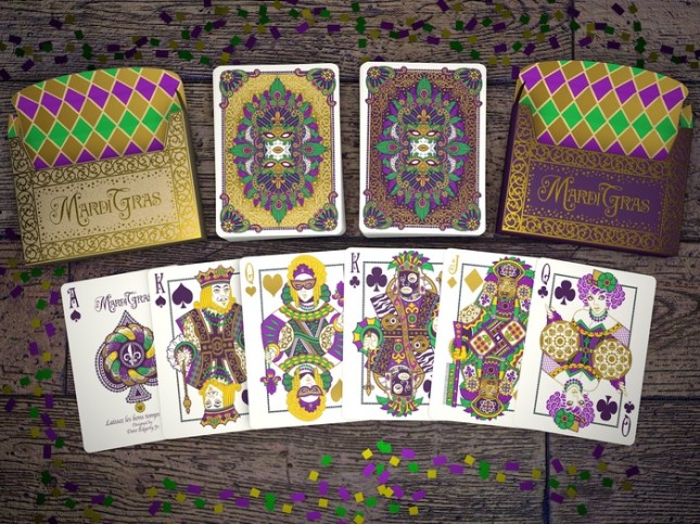 Kickstarter: Mardi Gras Playing Cards by Dave Edgerly | PLAYING CARDS ...