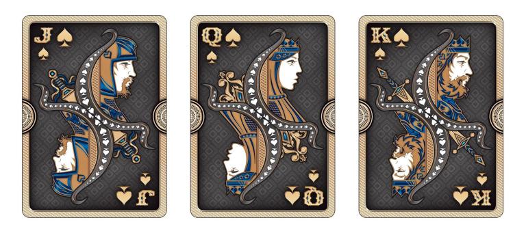 Midnight Cards: ORNATE Playing Cards by Randy Butterfield | PLAYING ...