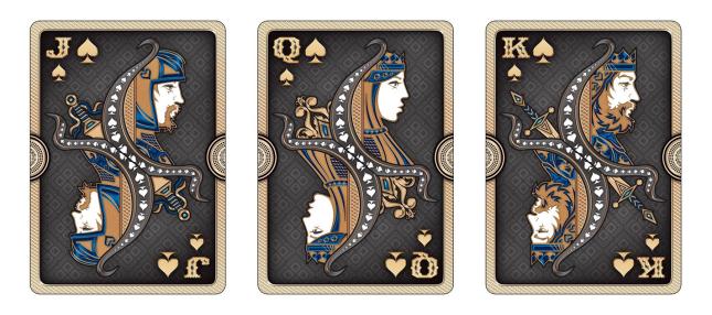 Midnight Cards: ORNATE Playing Cards by Randy Butterfield | PLAYING ...