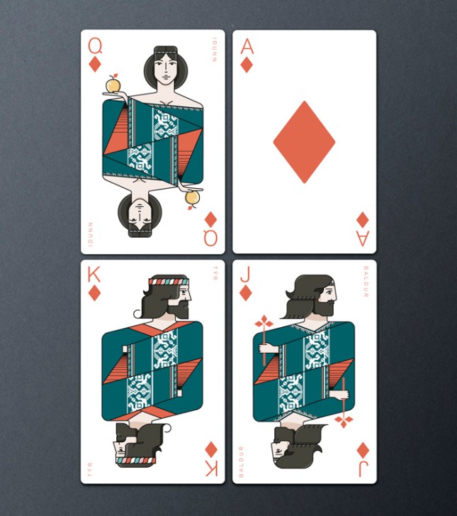 Icelandair Playing Cards by Thorbjörn Ingason | PLAYING CARDS + ART ...