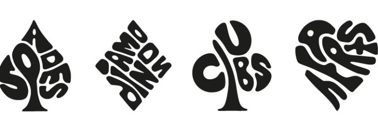 Typographic Playing Cards: The Oversized Typography Cards by Rachel ...