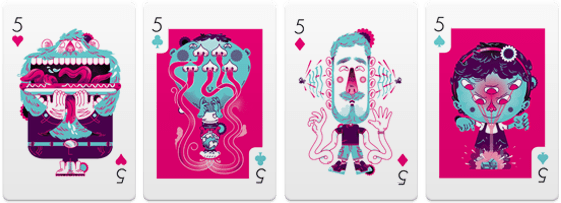 Collective Art Project (CAP) Deck: Versus #2 Playing Cards | PLAYING ...