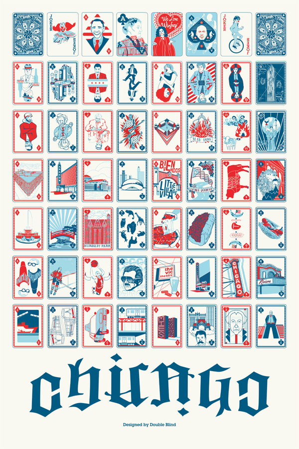Bēhance: Chicago Playing Cards by the Double Blind Collective | PLAYING ...