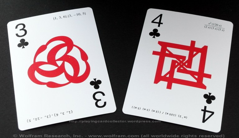Typographic Playing Cards: Mathematical Playing Cards by Wolfram Research, Inc. | PLAYING CARDS ...