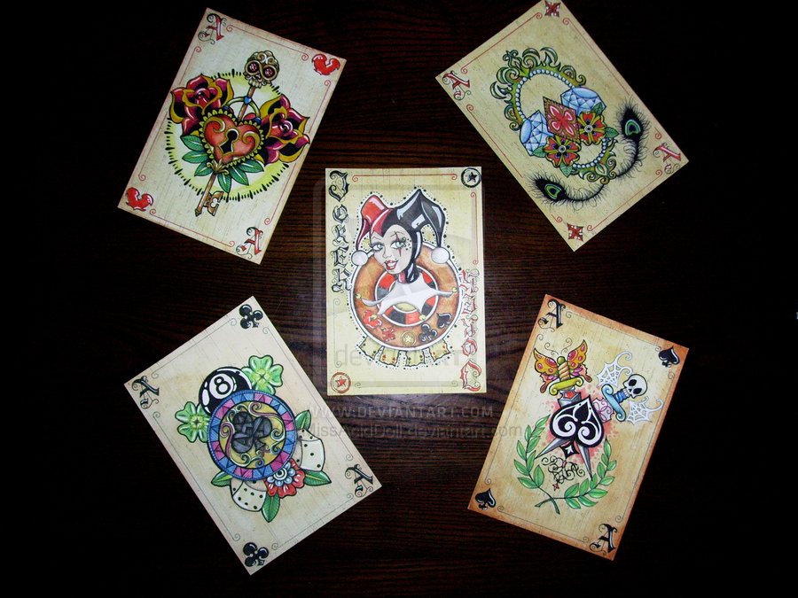 DeviantART: Tattoo Playing Cards by MissAcidDoll | PLAYING CARDS + ART ...