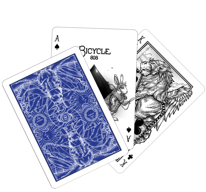 Kickstarter: Bicycle The White Rabbit Playing Cards by Albino Dragon ...