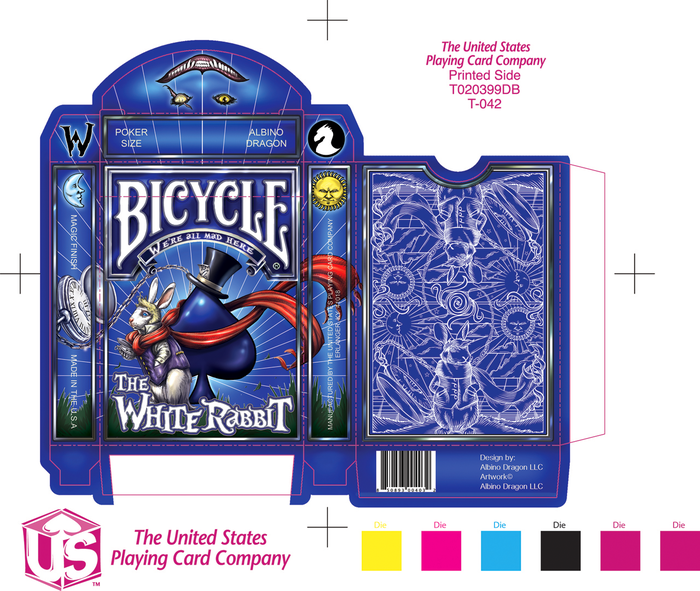 Kickstarter: Bicycle The White Rabbit Playing Cards by Albino Dragon ...