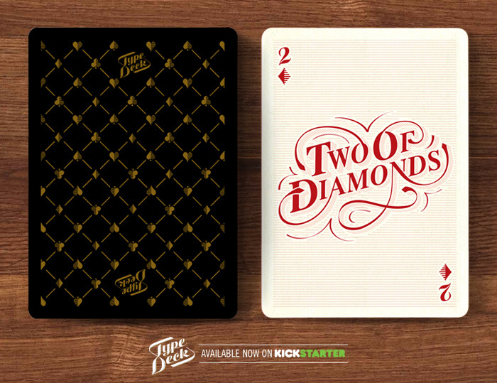 Kickstarter: The Type Deck by Chris Cavill | PLAYING CARDS + ART ...