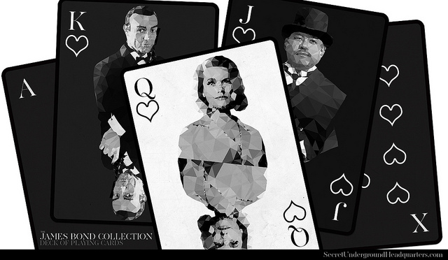Playing Card Art: James Bond Playing Cards by Joe DiLeonardo | PLAYING ...