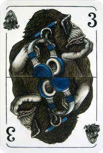 DeviantART: Monkey-Playing Cards by Puttbill | PLAYING CARDS + ART ...