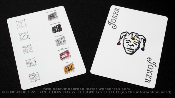 Typographic Playing Cards: Deck # 2 by P22 Type Foundry | PLAYING CARDS ...