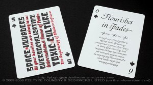 Typographic Playing Cards: Deck # 2 by P22 Type Foundry | PLAYING CARDS ...