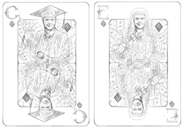 Bēhance: CEO Playing Card Artwork by Ken Taylor | PLAYING CARDS + ART ...