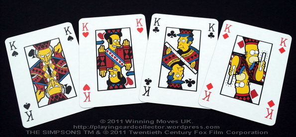 Waddingtons: The Simpsons Playing Cards by Winning Moves | PLAYING ...