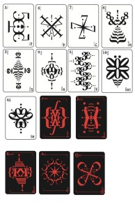 Typographic Playing Cards | PLAYING CARDS + ART = COLLECTING