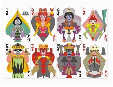 Playing Cards and Art: Paper Dolls + Decked Out Playing Cards by Kwei ...
