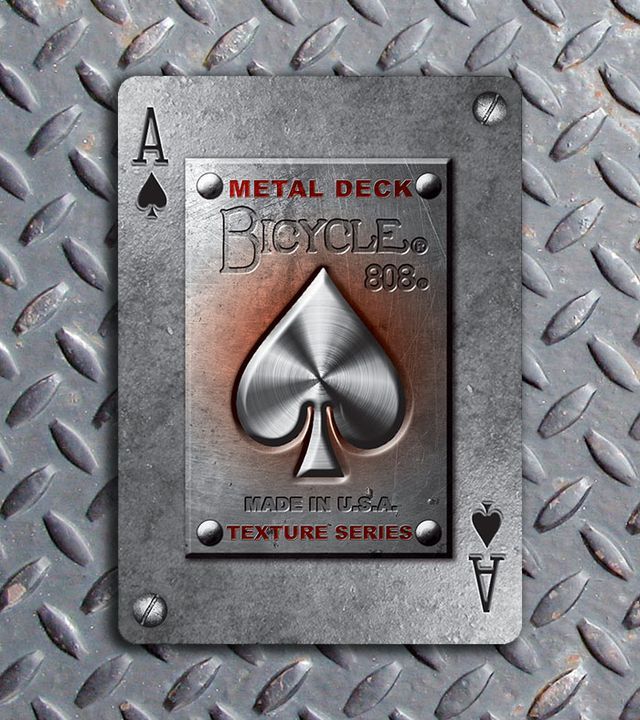 Kickstarter: Bicycle Metal Deck by Max | PLAYING CARDS + ART = COLLECTING