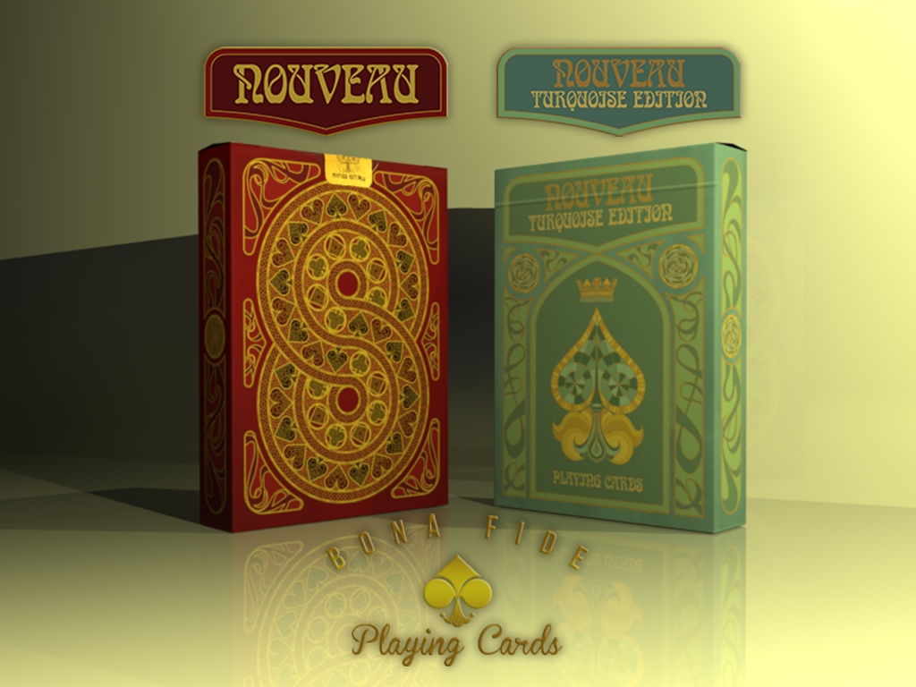 Kickstarter Relaunch: Nouveau Playing Cards by Bona Fide Playing Cards ...