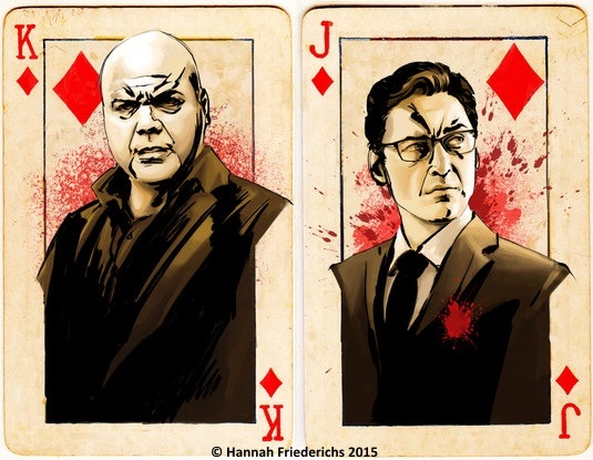 DeviantART: Daredevil Playing Cards by Hannah Friederichs | PLAYING ...