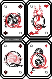 Bēhance: Dragon Playing Cards by Pedro Felipe Giraldo Mejia | PLAYING ...